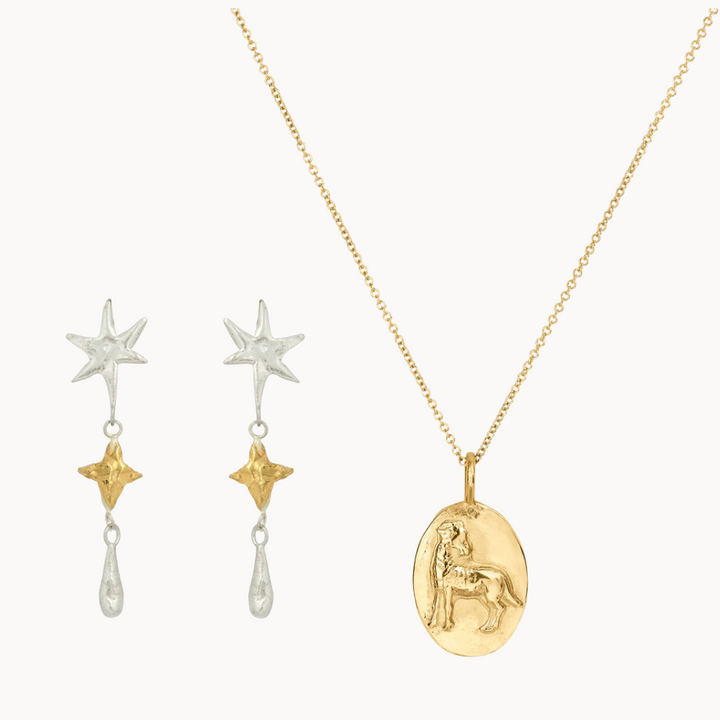 The Gold Stargazer Set - Aries – Wild Fawn Jewellery